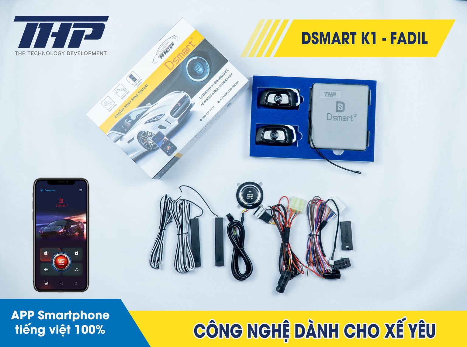 DSMART - K1 ĐỀ NỔ TỪ XA DÒNG XE FADIL - THP